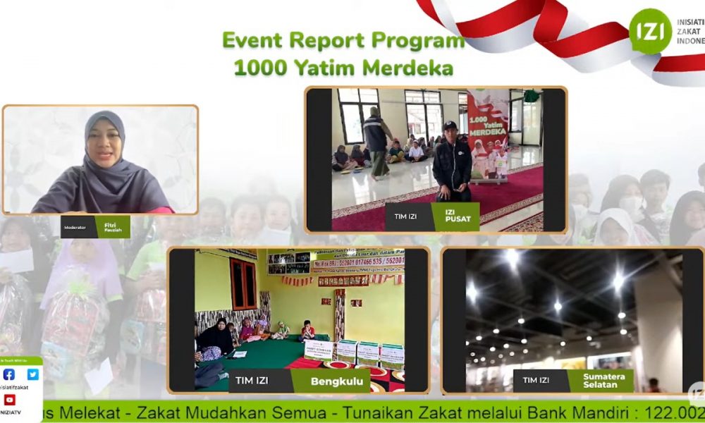Program 1000 Yatim Merdeka Inisiatif Zakat Indonesia – HarianSentana.com