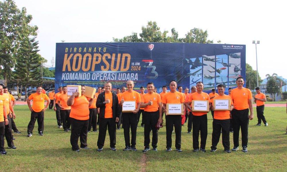 Olah Raga Bersama Koopsud I, Meriahkan Rangkaian Peringatan HUT ke-73 ...