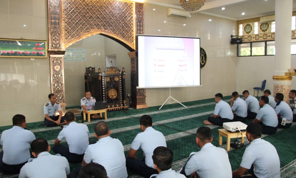 Giat Rabu Ibadah, Koops Udara I Gelar Kajian Tajwid. – HarianSentana.com