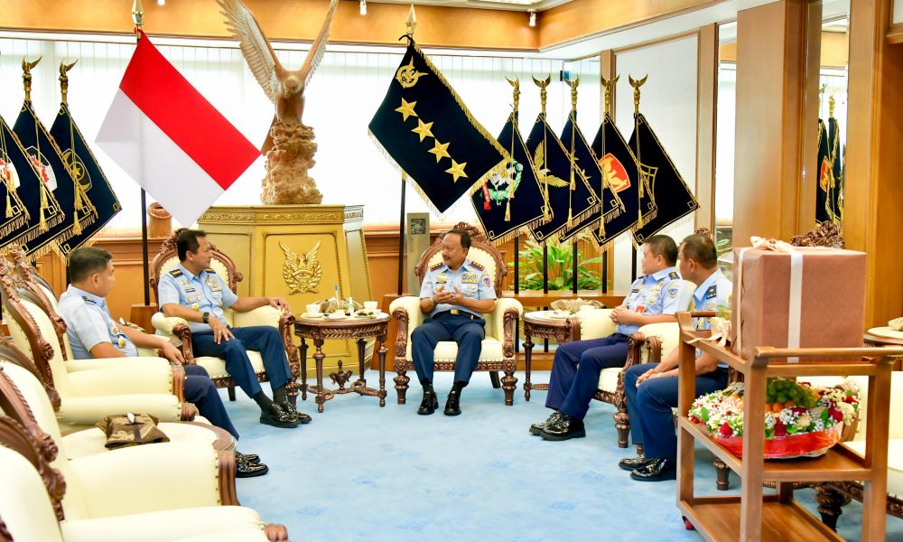 Kasau Terima Kunjungan Pangkoopsudnas, Bahas HUT Ke-3 Koopsudnas ...