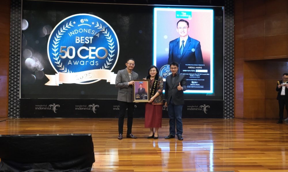 Dirut PT Jasaraharja Putera Raih Penghargaan Indonesia Best 50 CEO Awards 2025 – HarianSentana.com