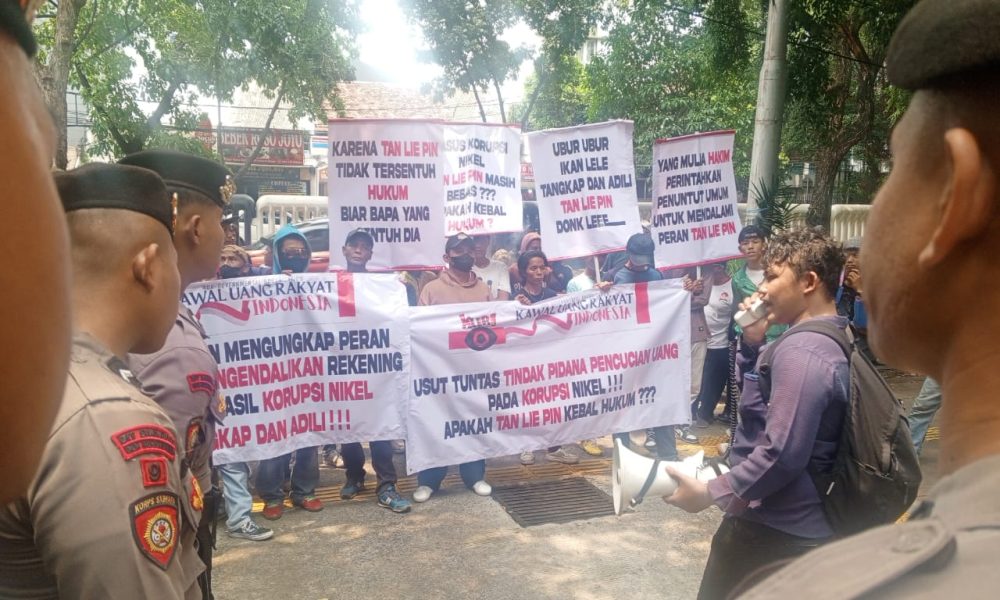 Demo di PN Jakpus, KURI Minta Nama Tan Lie Pin Diperiksa dalam Kasus ...