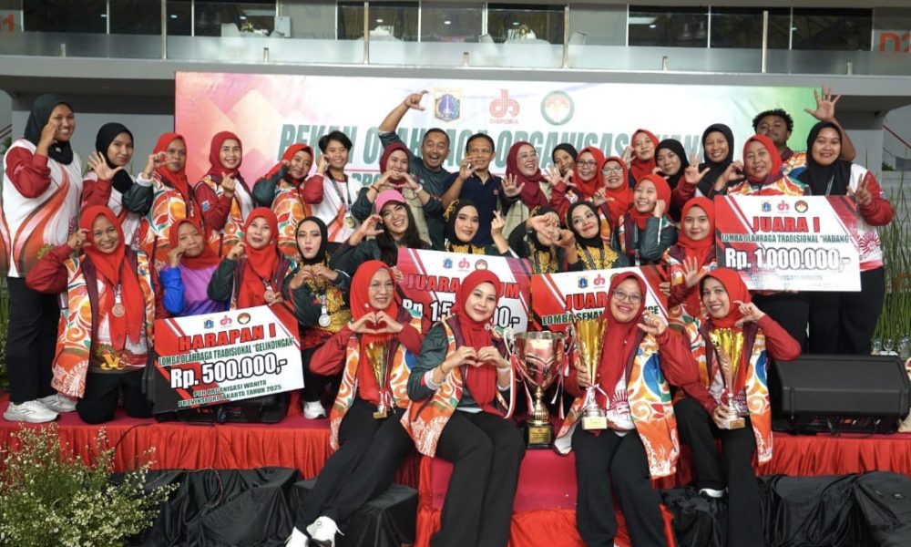 DWP Jakarta Utara Raih Juara Umum POR Organisasi Wanita Provinsi DKI ...